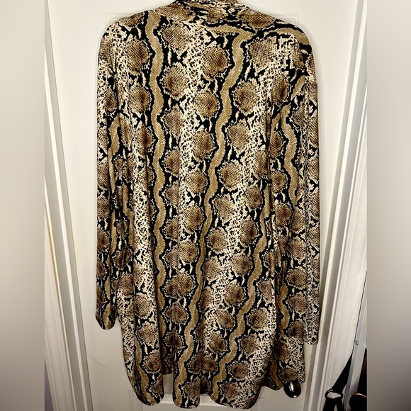 Sweaters | Plus Size Snake Print Cardigan | Poshmark